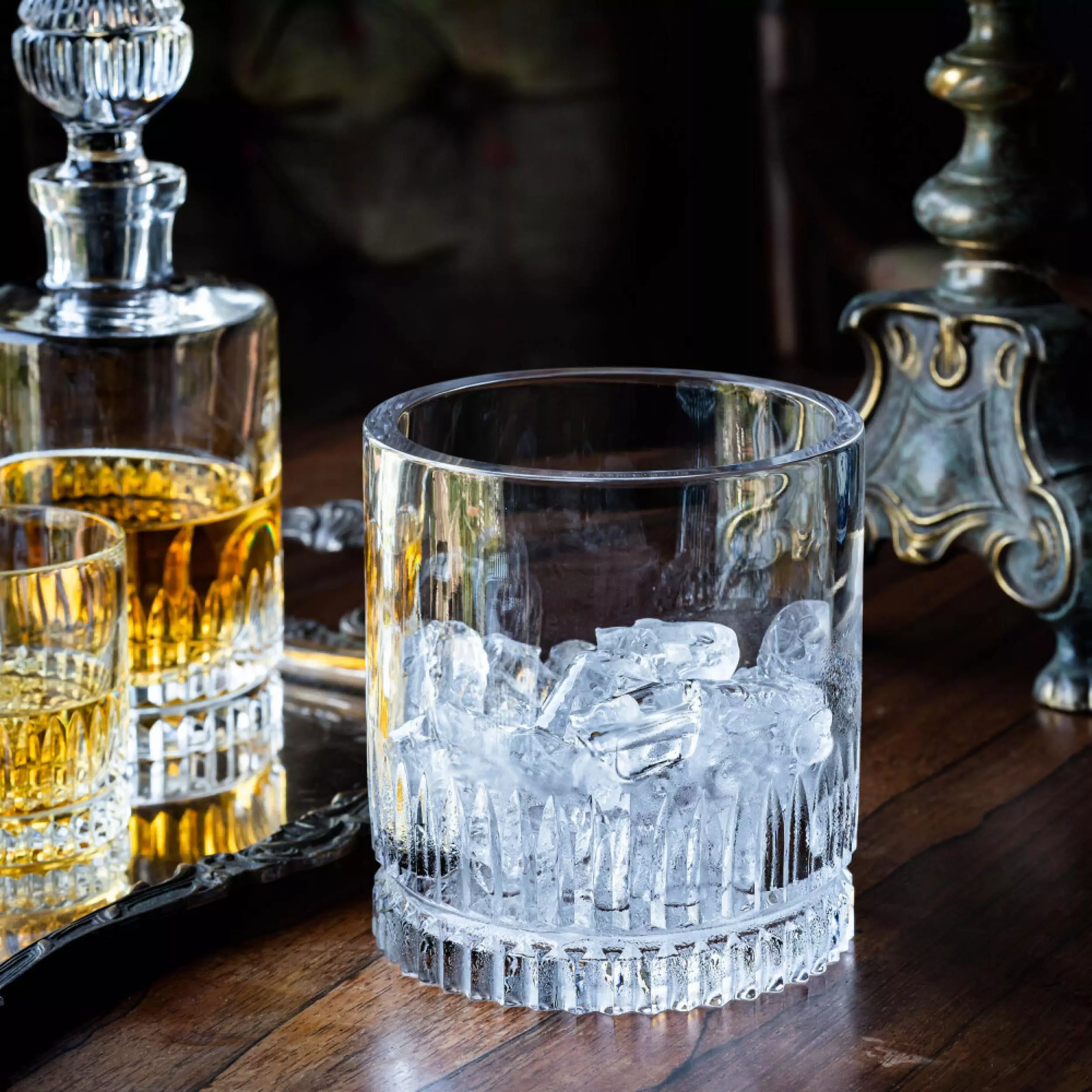 Precisa Cut Crystal Ice Bucket | Leone Di Fiume